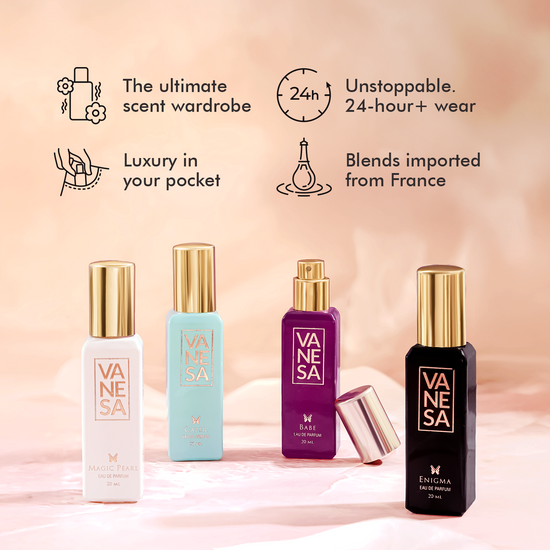 Vanesa 20ml Luxury Perfume Gift Set For Women | Long Lasting & Skin ...